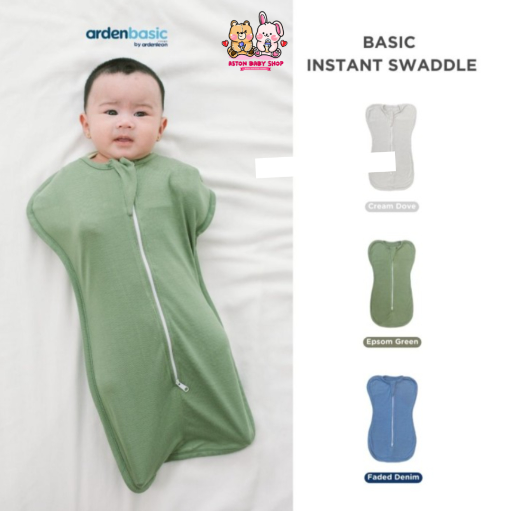 Jual ARDENLEON ArdenBasic Basic Instant Swaddle Bedong Bayi | Shopee ...