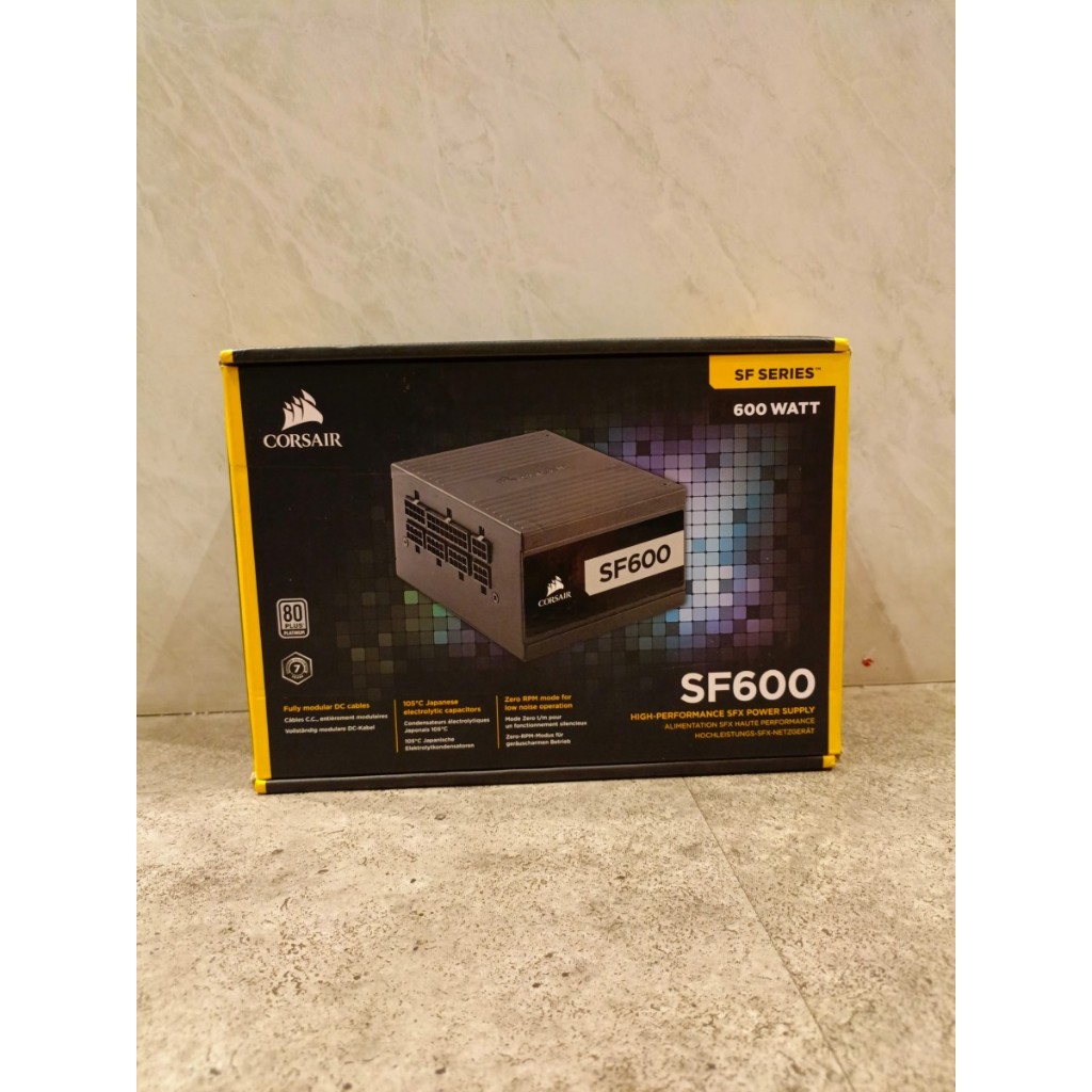Jual CORSAIR SF600 - SMALL FACTOR 600W SFX FULLY MODULAR 80+ PLATINUM | Shopee Indonesia