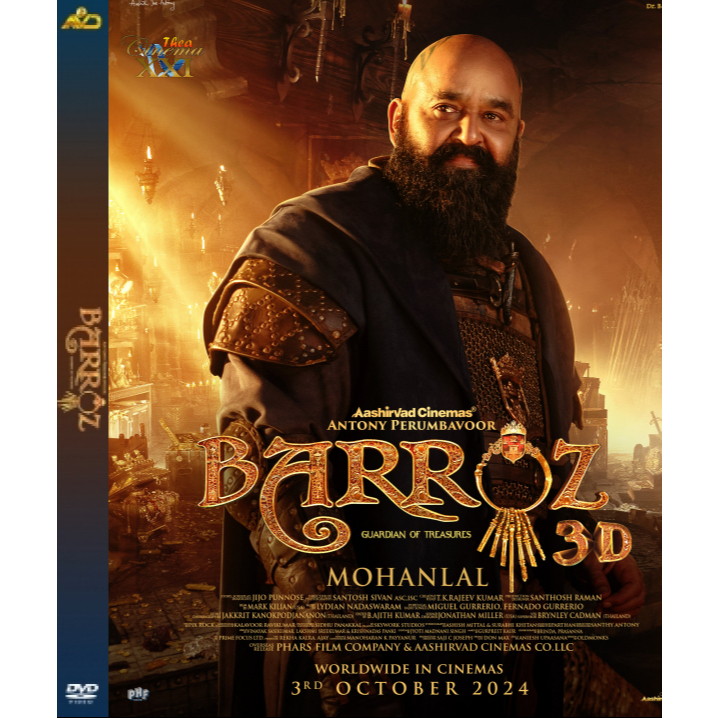 Jual Kaset DVD Movie Box Office India : Barroz Guardian of Treasures ...