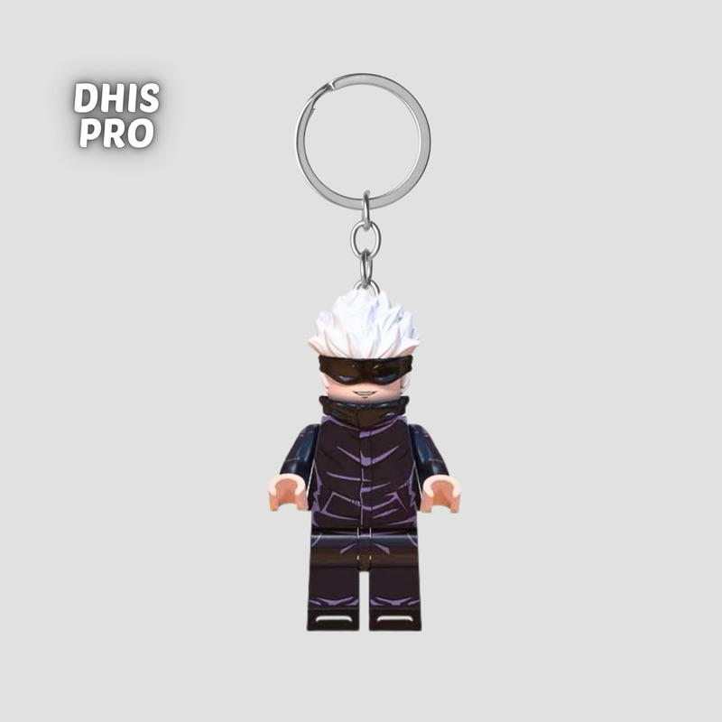 Jual Dhis Project Gantungan Kunci LEGO Minifigure Gojo Satoru Jujutsu ...