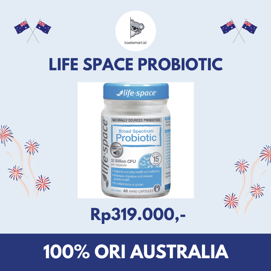 Jual Life Space Probiotic Broad Spectrum 32 Billion CFU Capsules ...