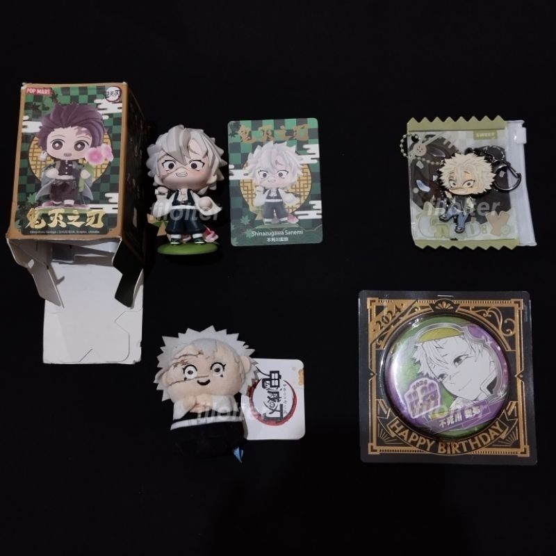 Jual Sanemi mini friends popmart badge birthday 2024 ganci Demon Slayer ...