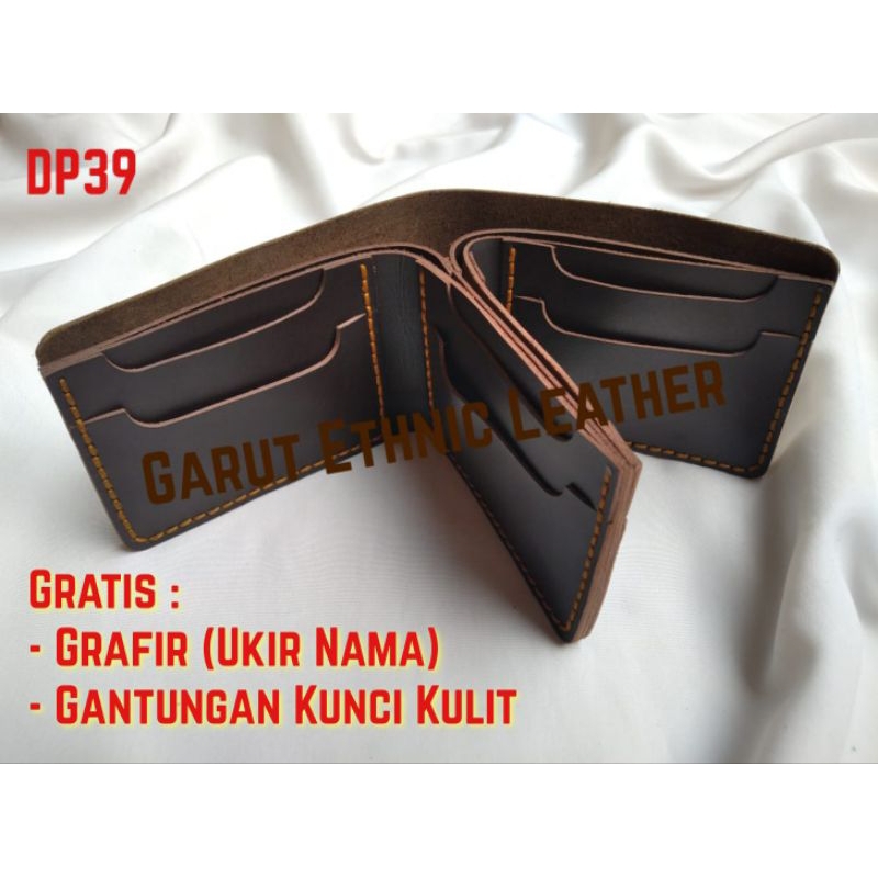 Jual Dompet Kulit 3D Pendek Pria Corrected Grain Premium Full Kulit ...