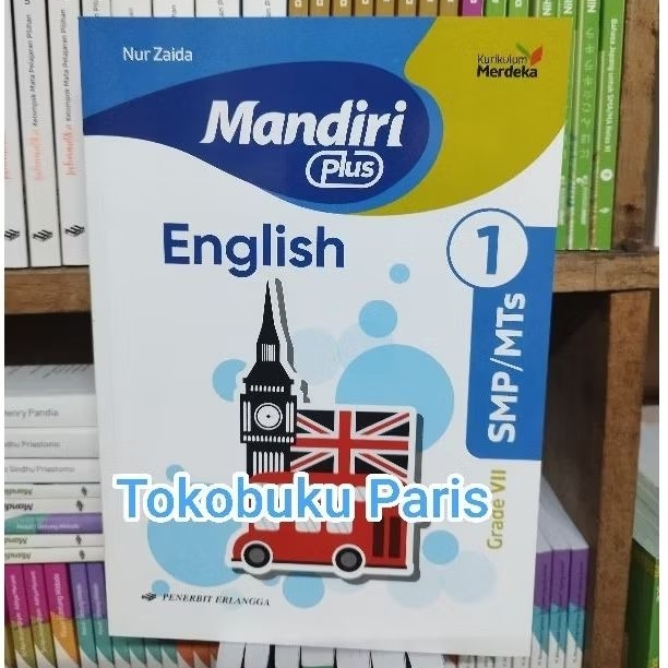 Jual ORI Buku Mandiri Plus English Bahasa Inggris smp mts kelas 1 7 VII Kurikulum Merdeka ...