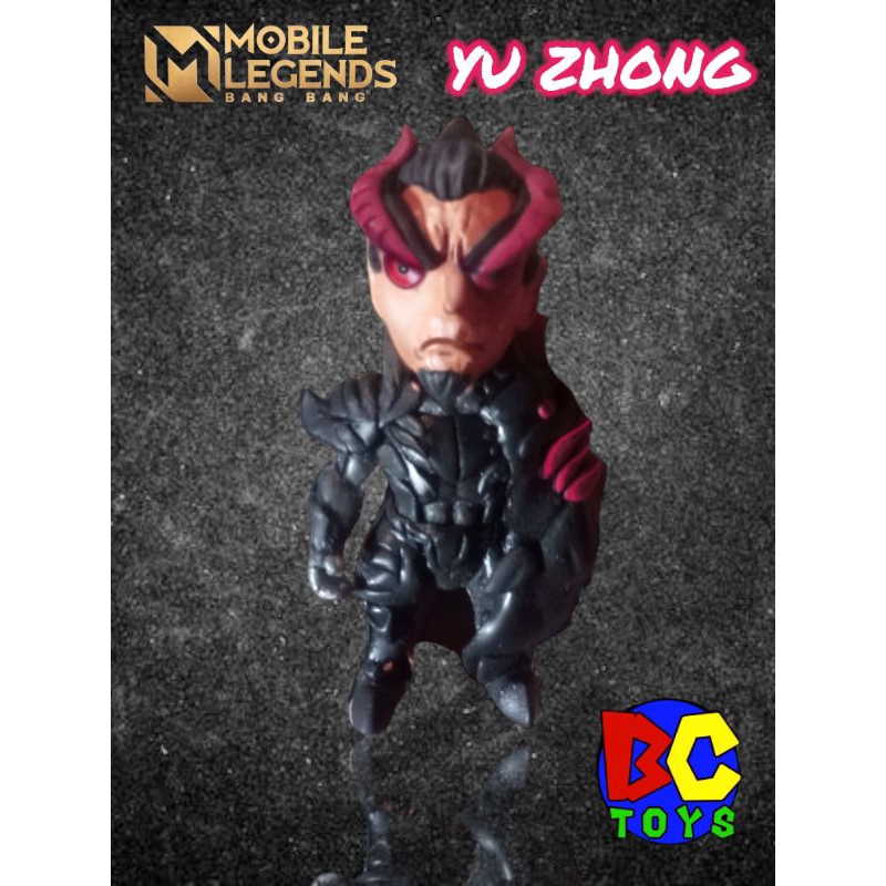 Jual mainan action figure mini figure chibi YU ZHONG MOBILE LEGENDS ...