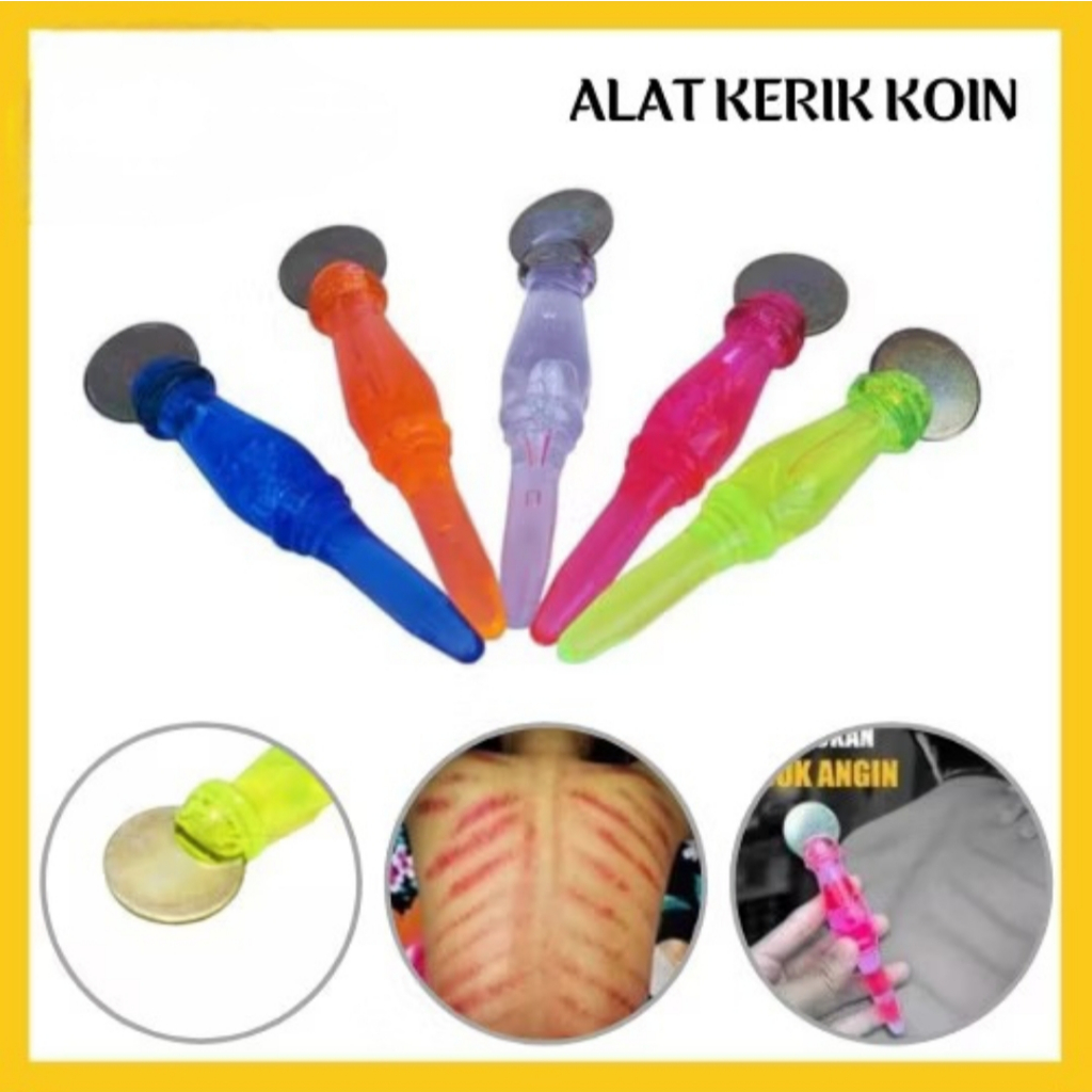 Jual Alat Kerik koin dan totok 2in1 kerokan masuk angin kerik logam ...