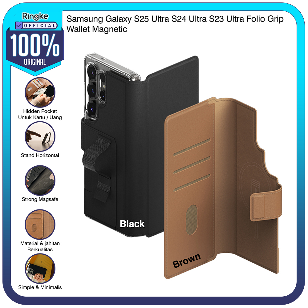 Jual Casing Kulit Magsafe Ringke Samsung Galaxy S25 Ultra / S24 Ultra ...