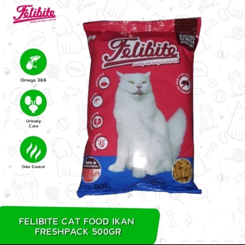Jual FELIBITE TUNA IKAN 500 GRAM - PAKAN KUCING BERNUTRISI | Shopee ...