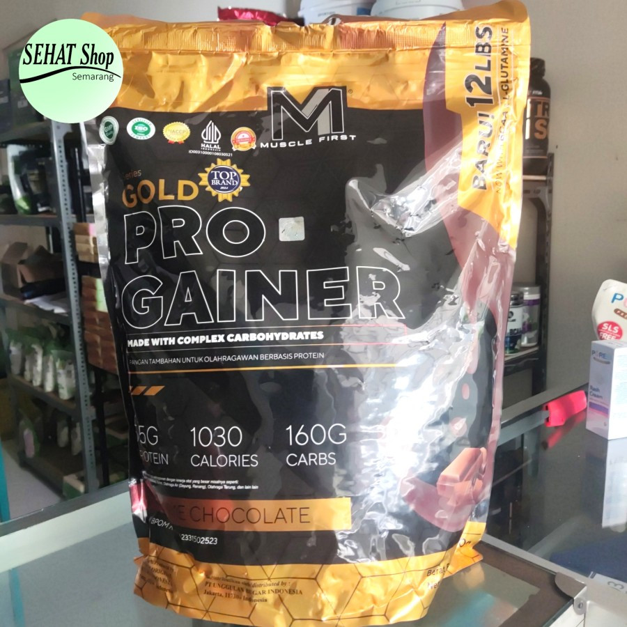 Jual M1 Pro Gainer 12 lbs Muscle First 5.4 kg Suplemen Penambah BB Whey ...