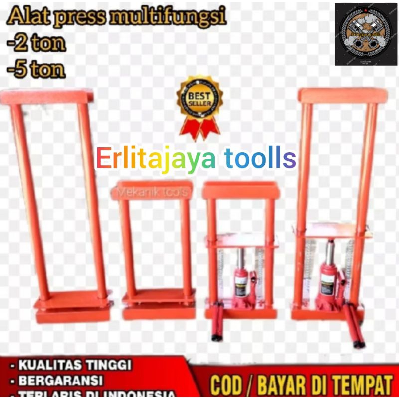 Jual Alat press multifungsi Hidrolik portable dongkrak 5ton press ...