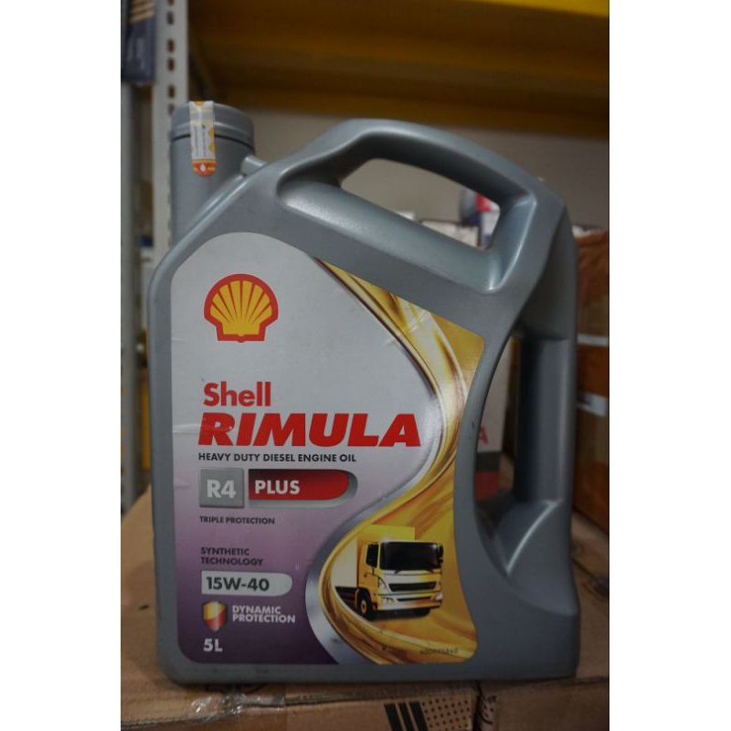 Jual Shell Rimula R4 Plus Triple Protection 15W-40 Dynamic 5L | Shopee ...