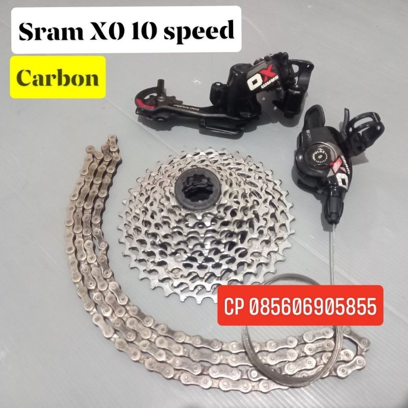 Jual sram xo 10 speed carbon bukan nx gx xx1 xt slx deore xtr | Shopee ...