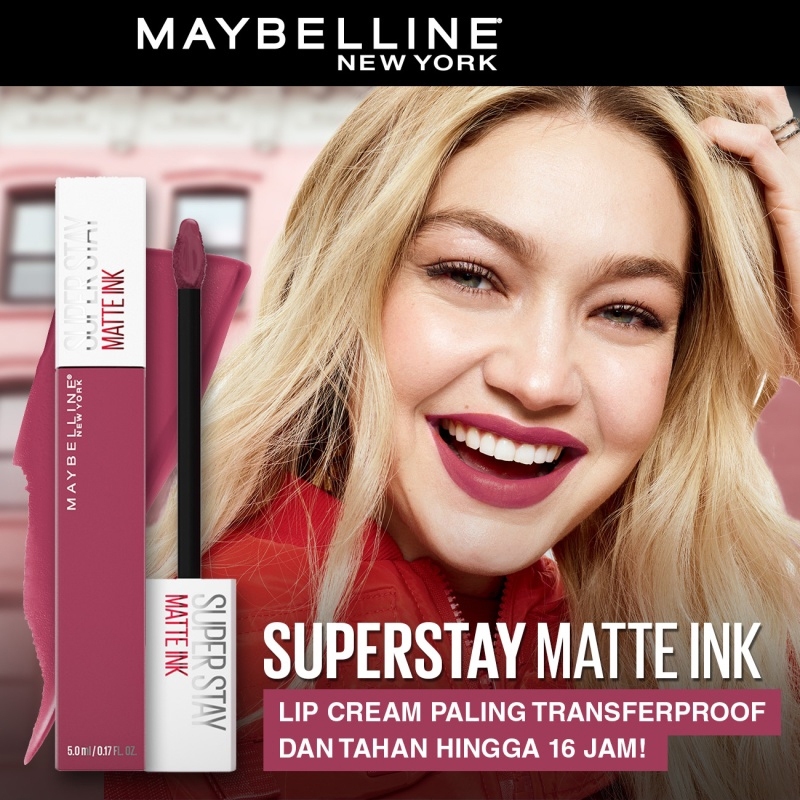 Jual Maybelline Original Superstay Matte Ink Liquid Long Lasting Waterproof Matte Lipstick ...