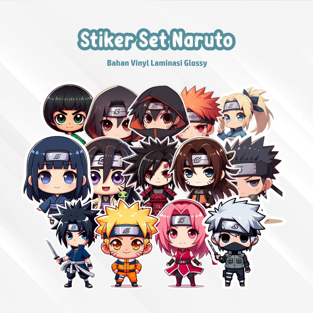 Jual Set Stiker Naruto Murah - Stiker Anime Terbaik dengan Gambar ...