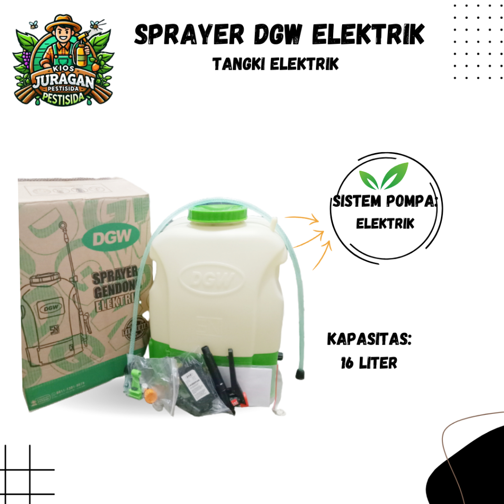 Jual TANGKI SPRAYER DGW ELEKTRIK 16 LITER | Shopee Indonesia