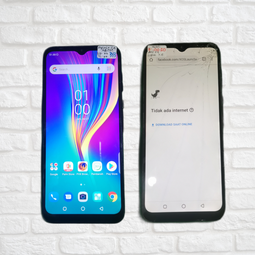 Jual LCD Frame Infinix Smart 4 - X653 / X653C copotan | Shopee Indonesia