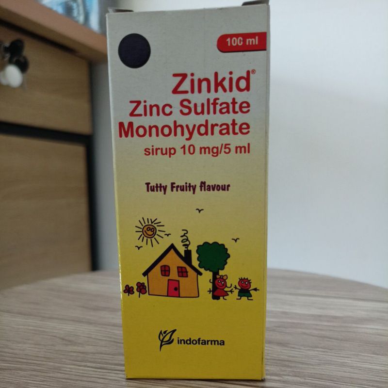 Jual Zinkid 10mg/5ml Sirup 100ml (per botol) | Shopee Indonesia