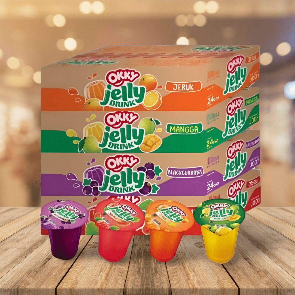 Jual Okky Jelly Drink 1 Dus isi 24 Gelas 145 ML : Minuman Jelly Pilihan, Segar dan Menggugah ...