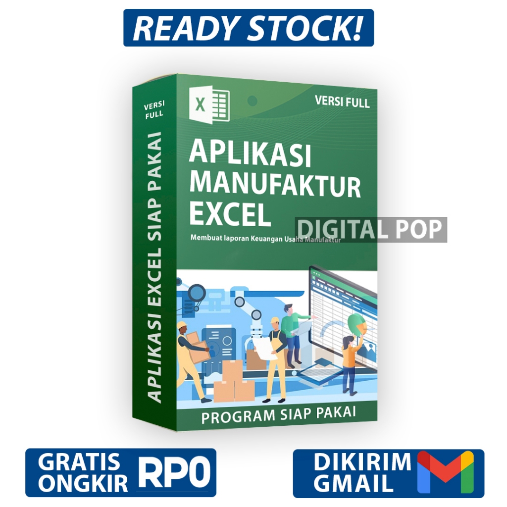 Jual Aplikasi Akuntansi Manufaktur Excel Versi Full - Program Siap ...