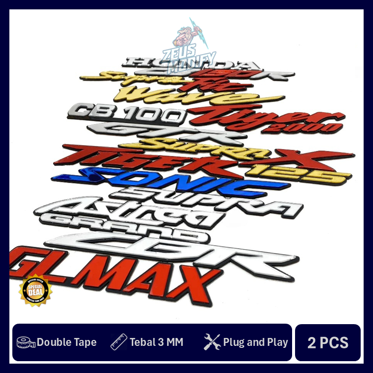 Jual Emblem Honda Non Matic 3D Timbul Akrilik Sepasang 2PCS | Shopee ...