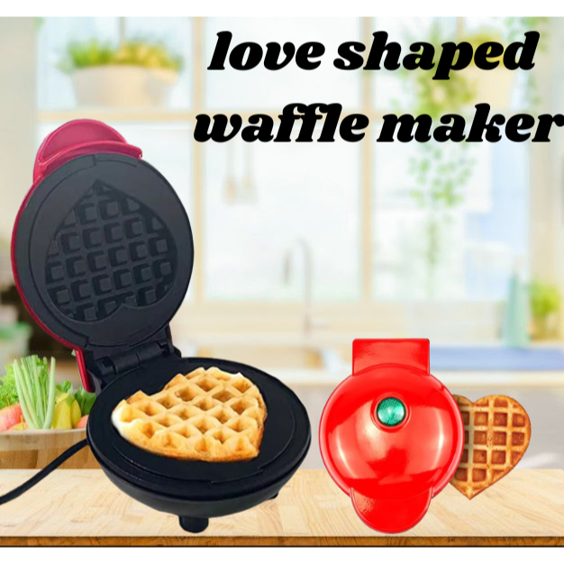 Jual HEART Waffle Pembuat Wafel Mini Bentuk Hati Mesin Cetakan Pancake ...