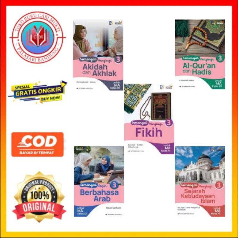 Jual BUKU SEMANGAT MENGKAJI BAHASA ARAB-FIKIH-AKIDAH DAN AKHLAK-SKI-AL QURAN DAN HADIS UNTUK MA ...
