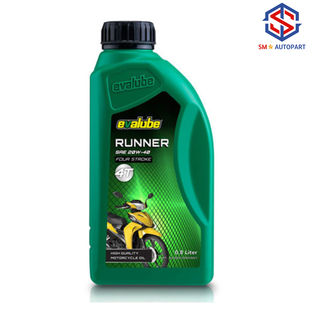 Jual Oli Evalube Runner 4T SAE 20W-40 800ml Oli Bebek 100% Original ...