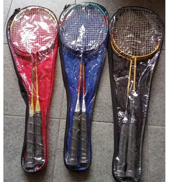 Jual Raket badminton murah raket murah set raket tas raket isi 2pcs ...
