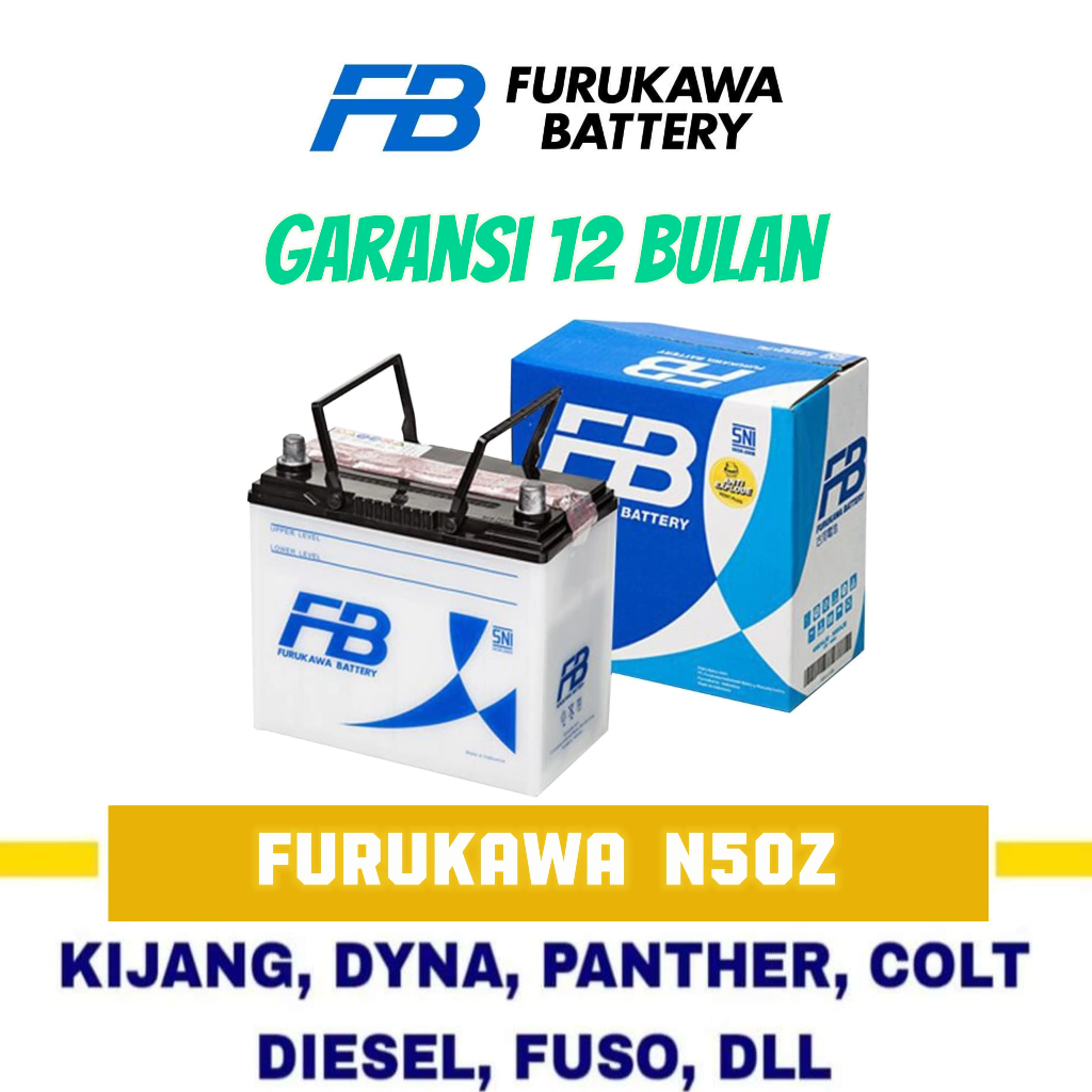 Jual Aki Mobil FURUKAWA N50Z Aki Basah FB 12V / 60 Ah KHUSUS BANDAR LAMPUNG (VOUCHER) | Shopee ...
