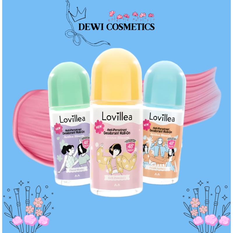 Jual Lovillea Active Bloom Anti-perspirant Deodorant Roll-On ALL VARIAN ...