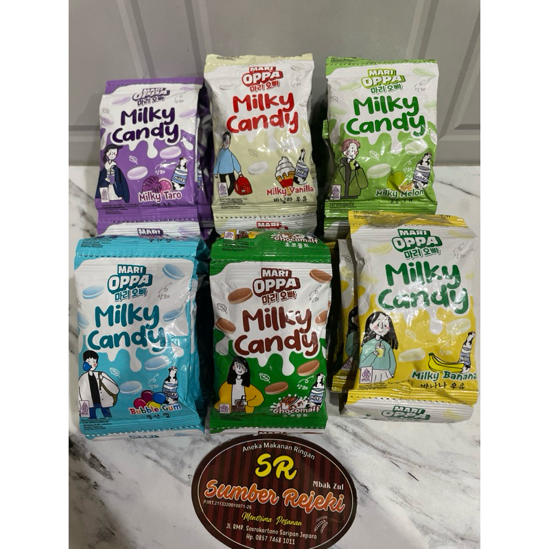 Jual MARI OPPA MILKY CANDY PERMEN ISI 10 BUNGKUS | Shopee Indonesia