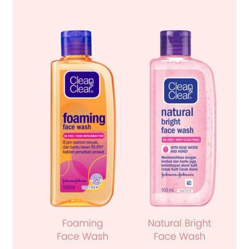 Jual CLEAN&CLEAR FACE WASH 50ml | Shopee Indonesia