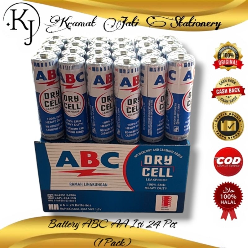 Jual Battery ABC AA Isi 24 Pcs (1 Pack) | Shopee Indonesia