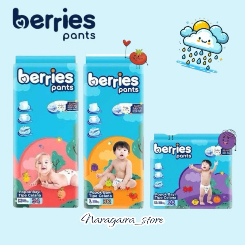 Jual BERRIES PANTS M34, L30 DAN XL 26 | Shopee Indonesia