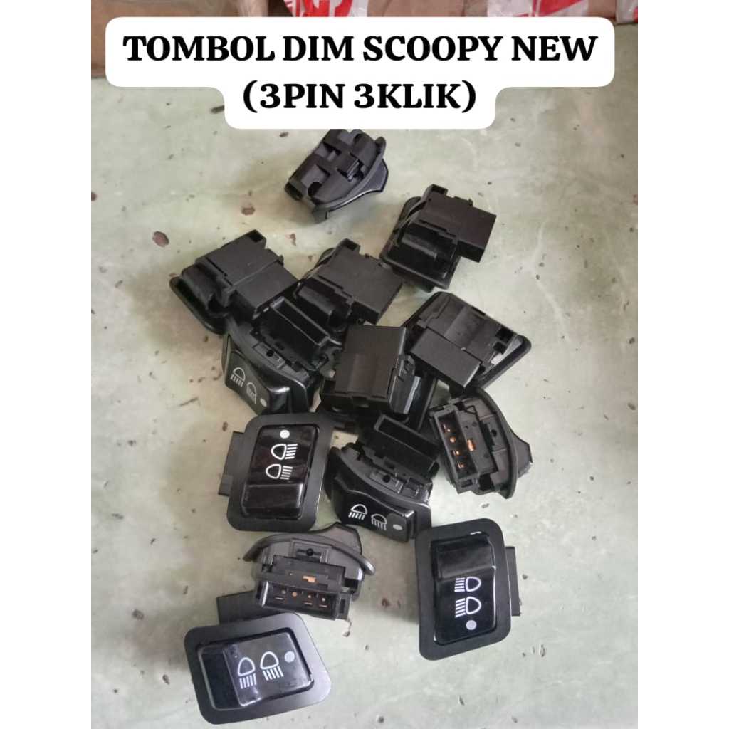 Jual Tombol Dim Scoopy New (3PIN 3Klik) | Shopee Indonesia