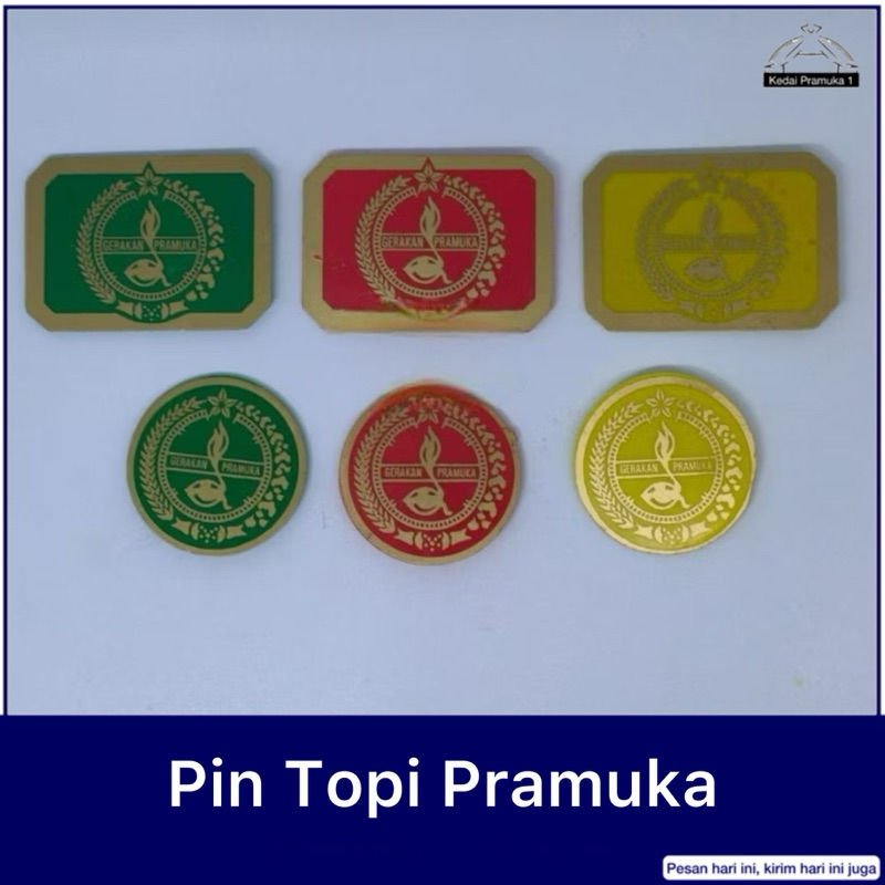 Jual Tanda Topi Pramuka Plastik Putra Putri Siaga / Penggalang ...