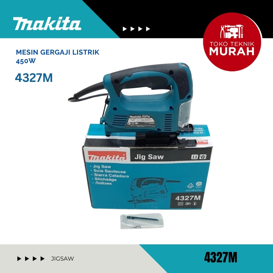 Jual MAKITA 4327 M / 4327M Mesin Gergaji Kayu Ukir Jigsaw | Shopee ...
