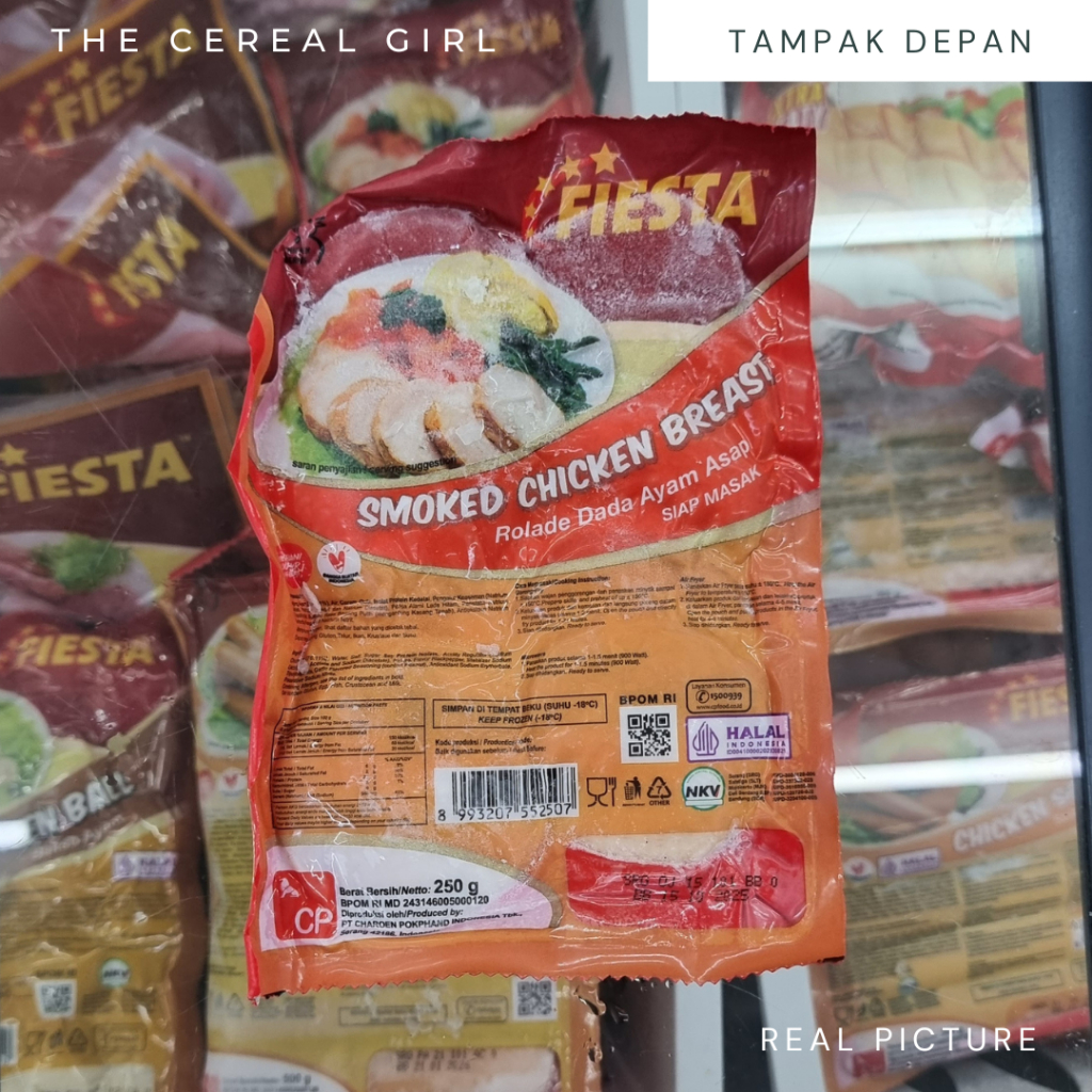 Jual [KONDISI BARU - 100% ORIGINAL] FIESTA Smoked Chicken Breast 250gr ...
