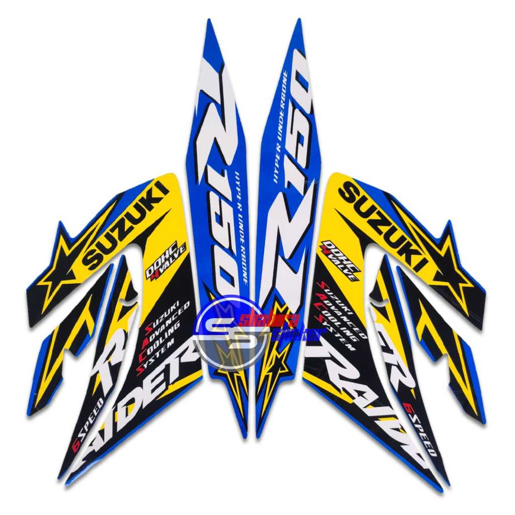 Jual STIKER STRIPING LIS BODY MOTOR SUZUKI SATRIA FU 150 RAIDER ...