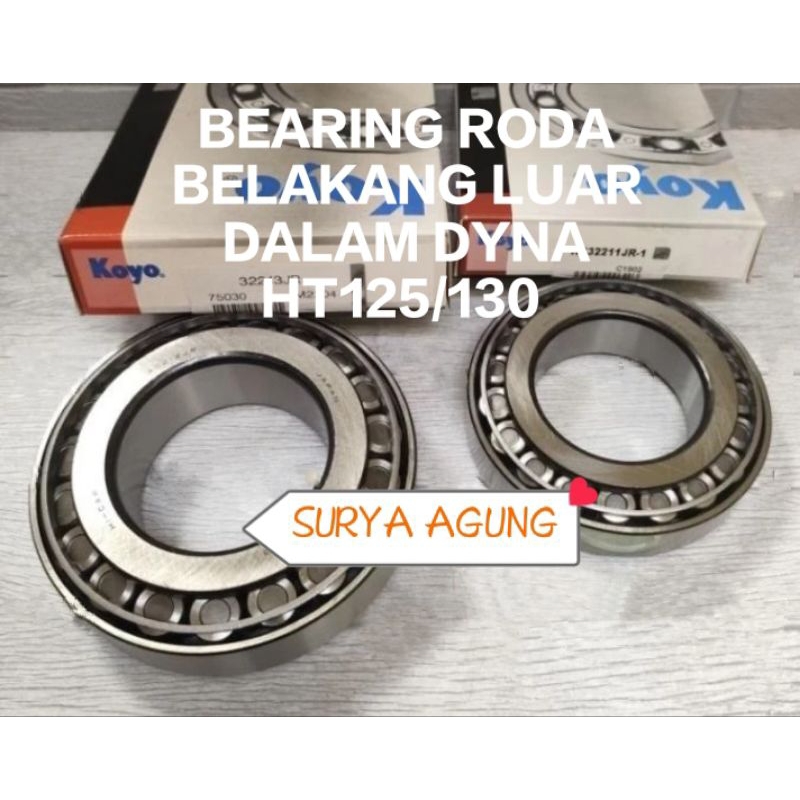 Jual BEARING RODA BELAKANG LUAR DAN DALAM TOYOTA DYNA HT125/130/DUTRO ...