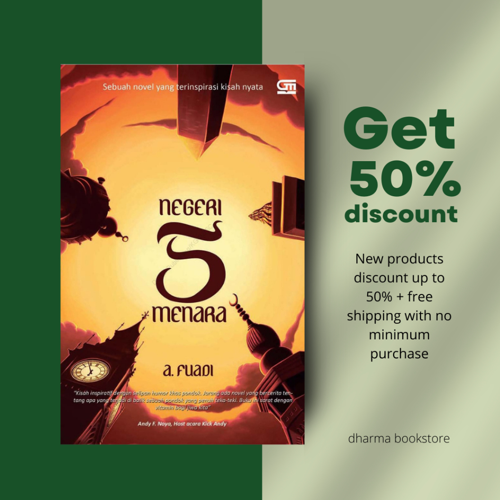Jual Negeri 5 Menara by Ahmad Fuadi | Shopee Indonesia