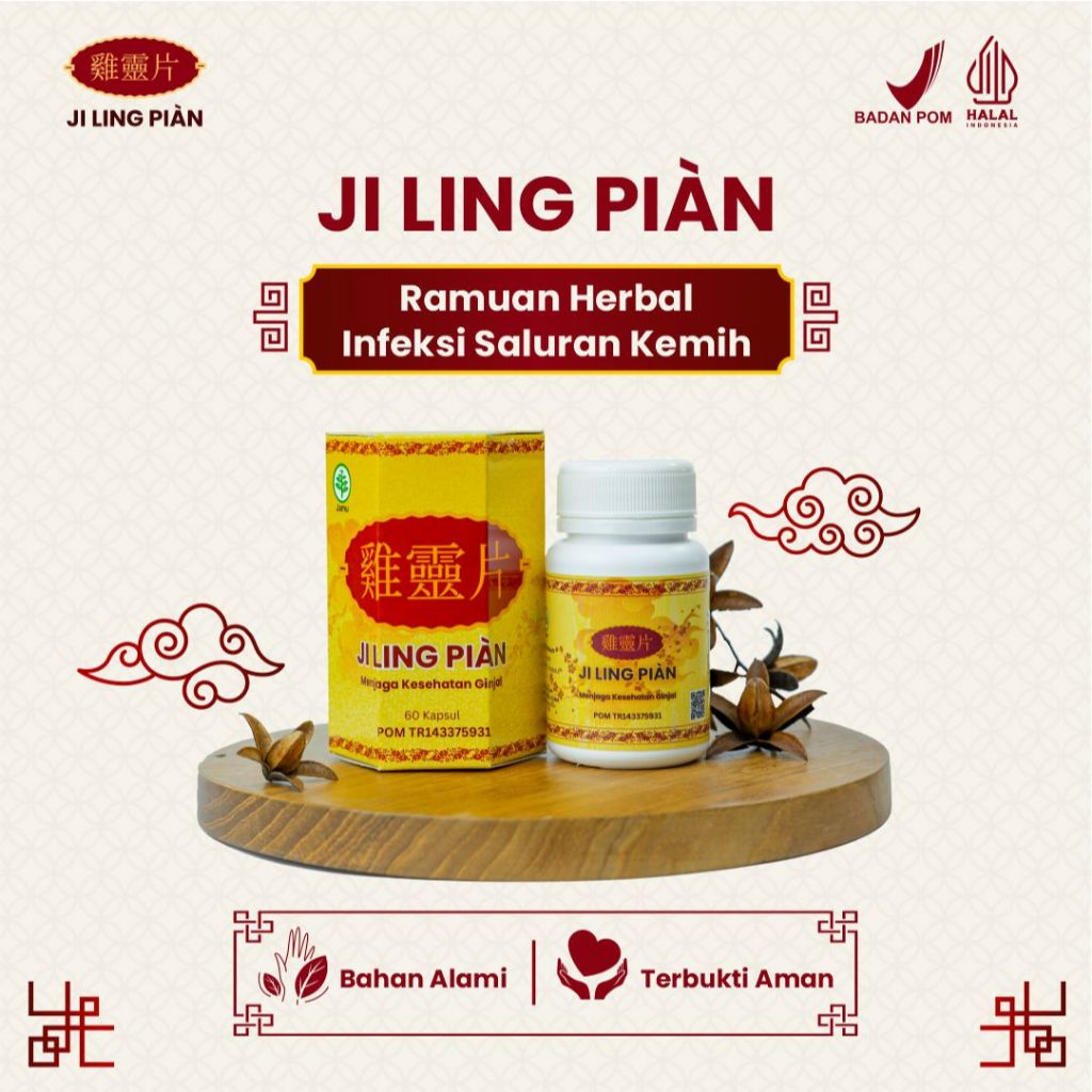 Jual Ji Ling Pian Kapsul Ginjal Mengatasi Kencing Berbusa, Bau, Dan ...