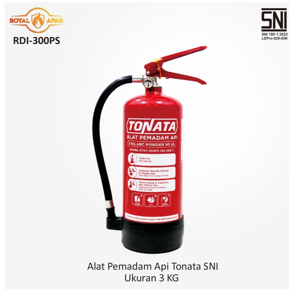 Jual Alat Pemadam Api Tonata SNI / APAR ABC Powder 3 kg | Shopee Indonesia