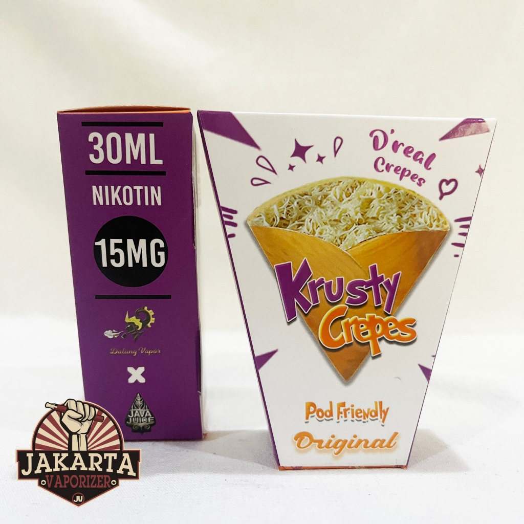 Jual [SALT] KRUSTY CREPES V1 ORIGINAL CHEESE SALTNIC 30ML 15MG 30MG BY ...
