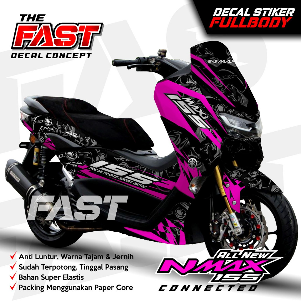 Jual (ANTILUNTUR) Decal Stiker Nmax New Stiker Yamaha Nmax 155 New ...