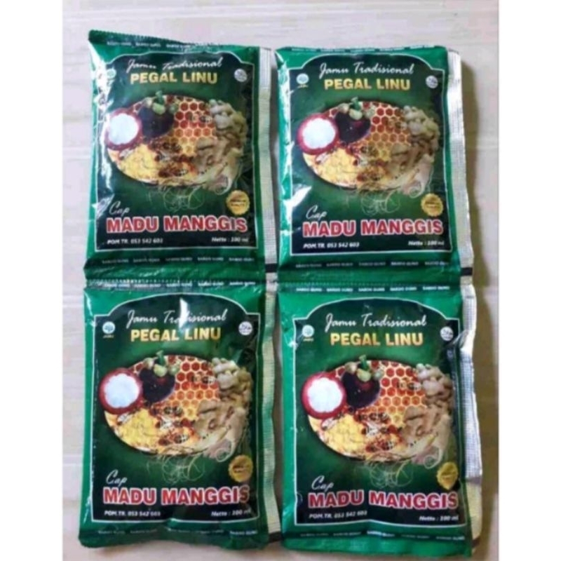Jual paket hemat 6sachet pegel linu cap madu manggis. | Shopee Indonesia