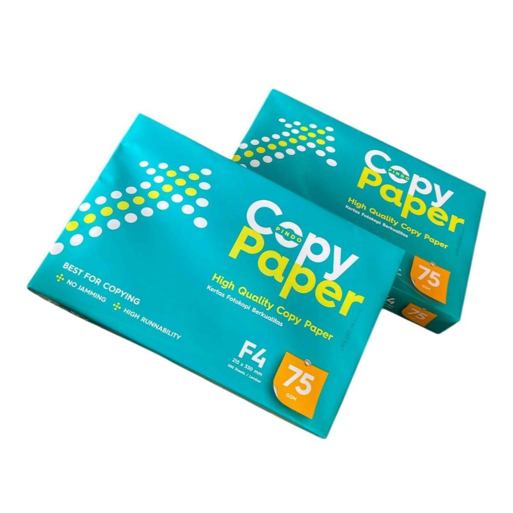 Jual COPYPAPER Kertas HVS Polio F4 75 GSM 1 Rim ( 500 Lembar ) | Shopee ...