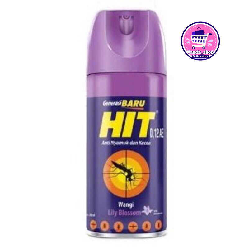 Jual HIT AEROSOL 15OML - LILY BLOSSOM / HIT OBAT NYAMUK SEMPROT/HIT ...