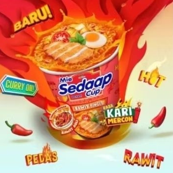 Jual Mie Sedaap Kari Mercon - Cup | Shopee Indonesia