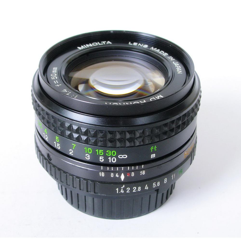Jual MINOLTA 50mm F1.4 MD ROKKOR Tajam Bokeh Uniq Mirrorless No3021320 | Shopee Indonesia